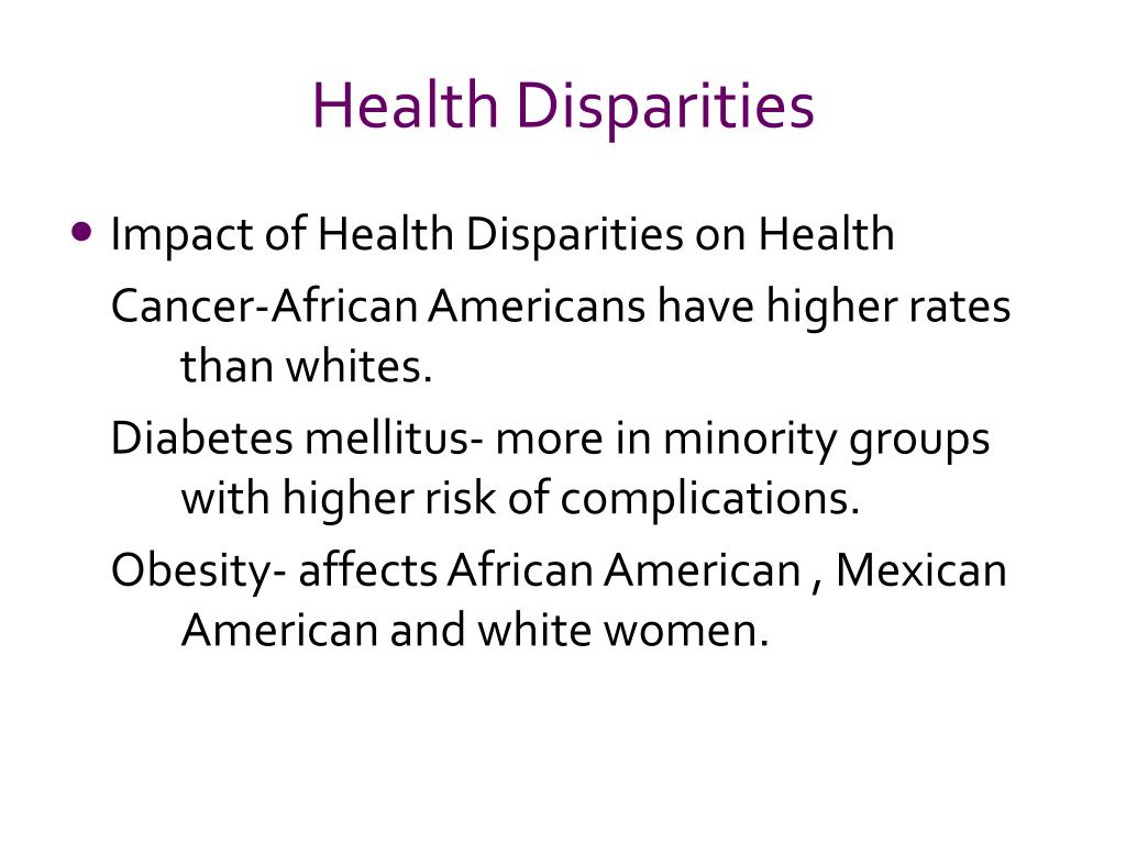 PPT - Health Disparities and Culturally Competent Care PowerPoint ...