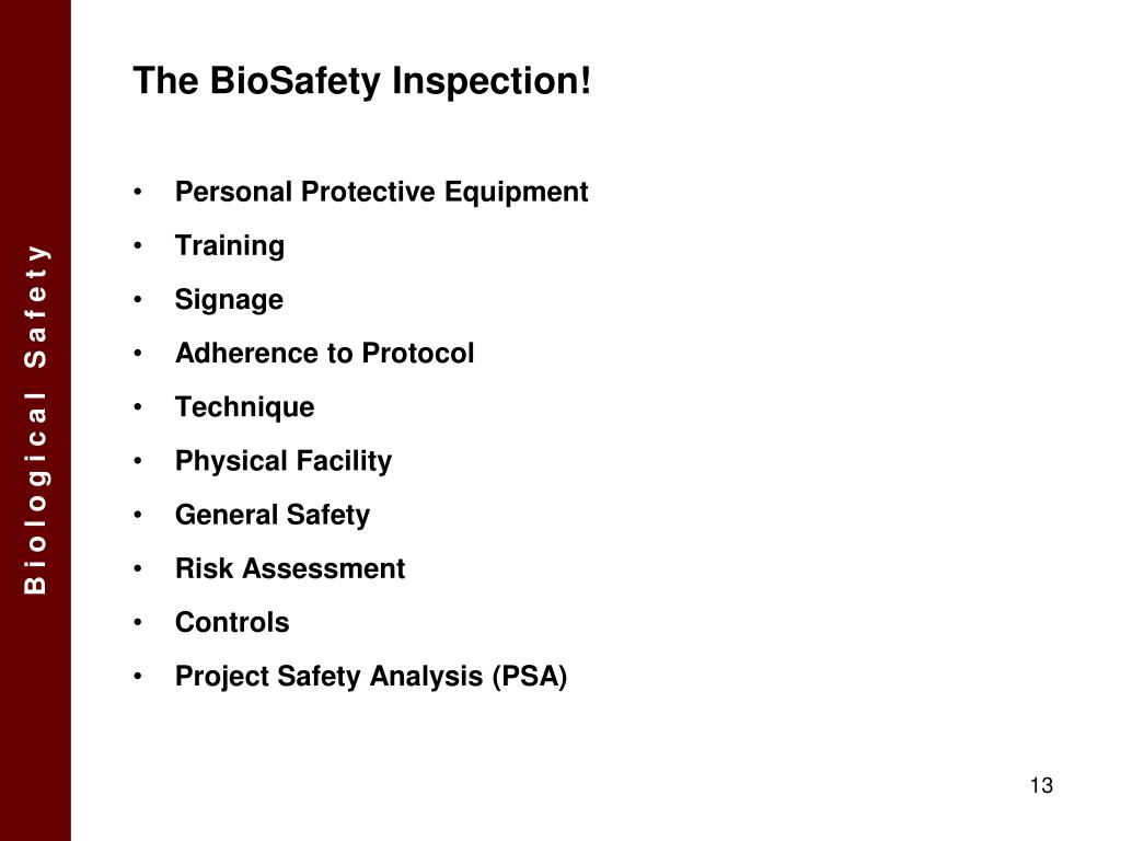 PPT - Biological Safety: Safety for people, animals, plants PowerPoint ...
