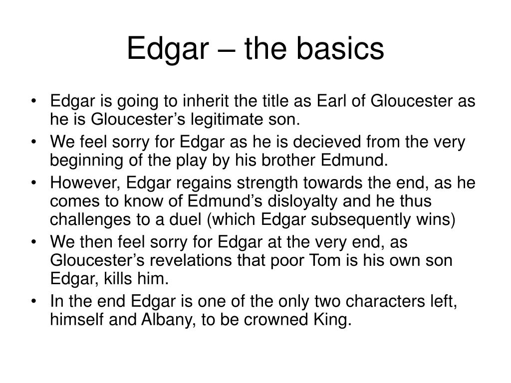 PPT - Edmund and Edgar PowerPoint Presentation, free download - ID:1822062 PPT - Edmund and Edgar PowerPoint Presentation, free download - ID:1822062