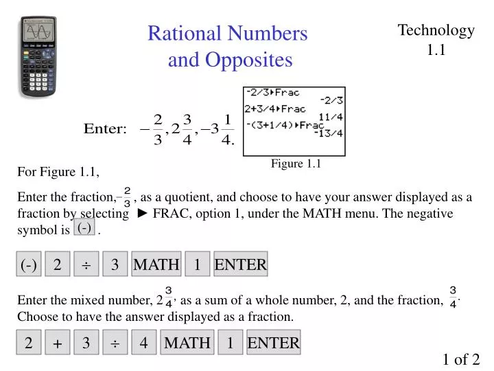 PPT - Rational Numbers and Opposites PowerPoint Presentation, free ...