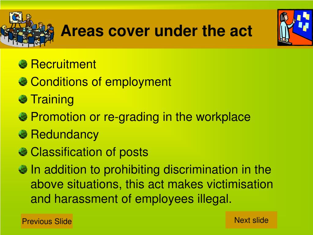 PPT - Employment Equality Act 1998 PowerPoint Presentation, free ...