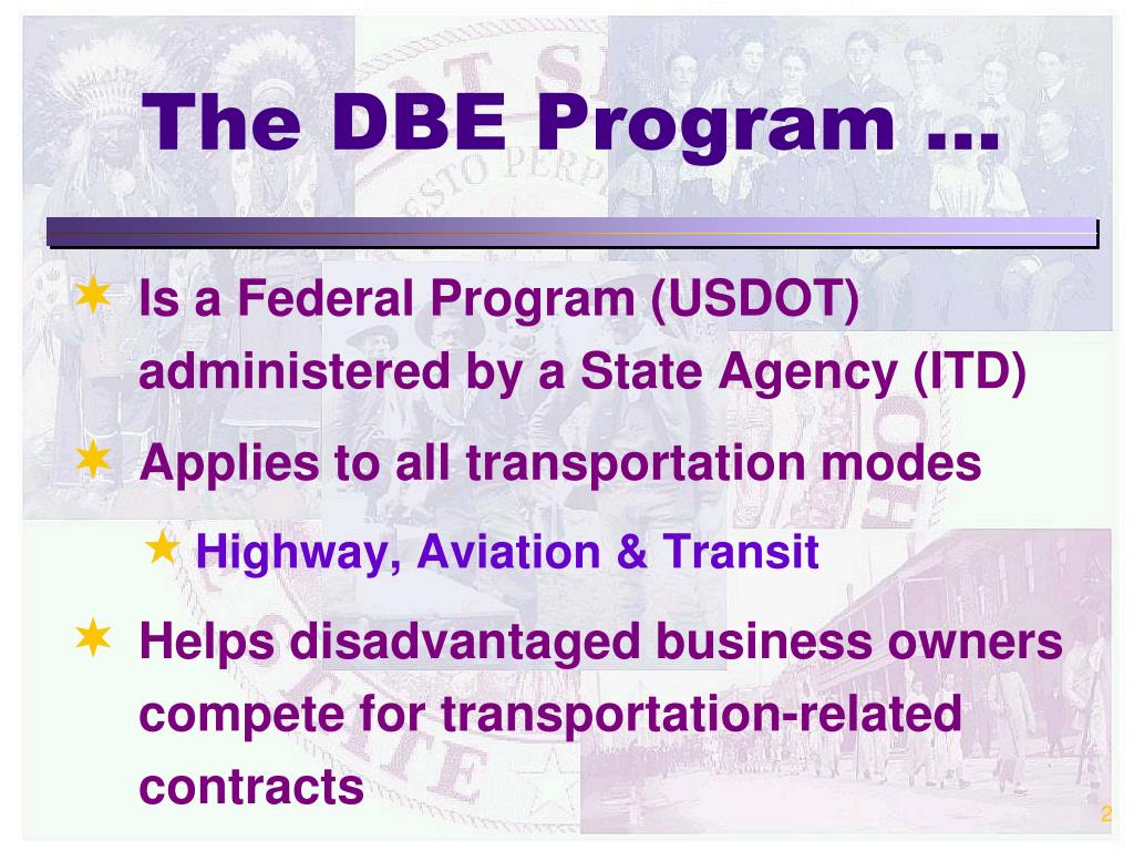 PPT - DBE Supportive Services Equal Employment Opportunity Office Idaho ...