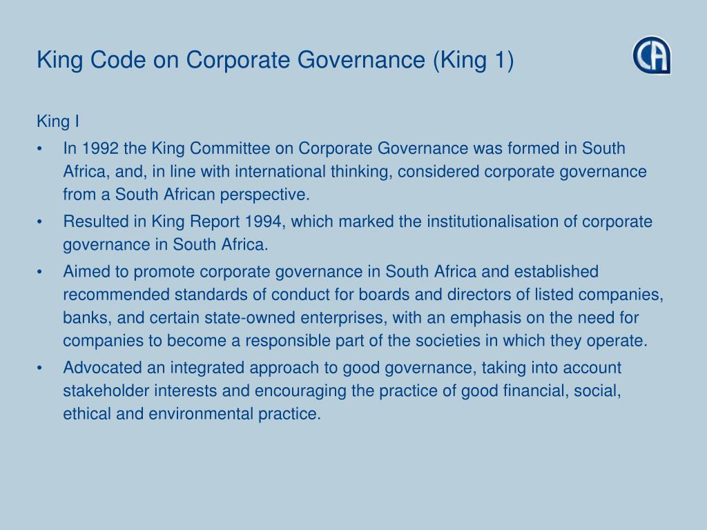 PPT - The Accounting Profession and Corporate Governance PowerPoint ...