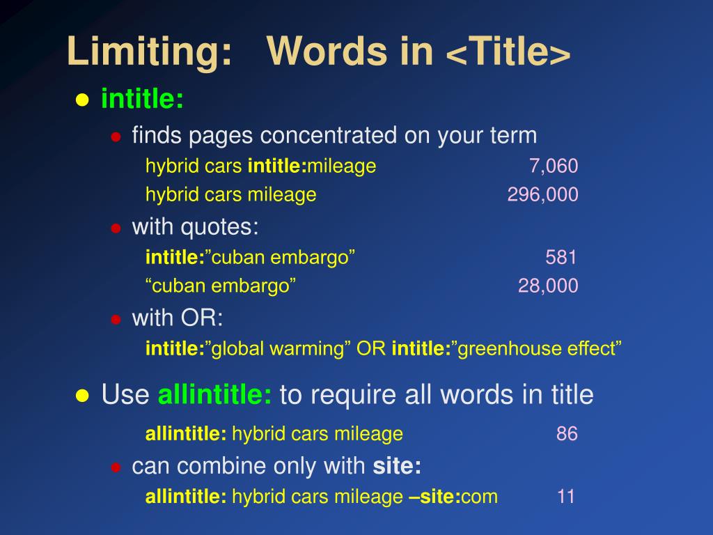 PPT - Maximizing Search Skills: A Google Workshop Overview PowerPoint ...