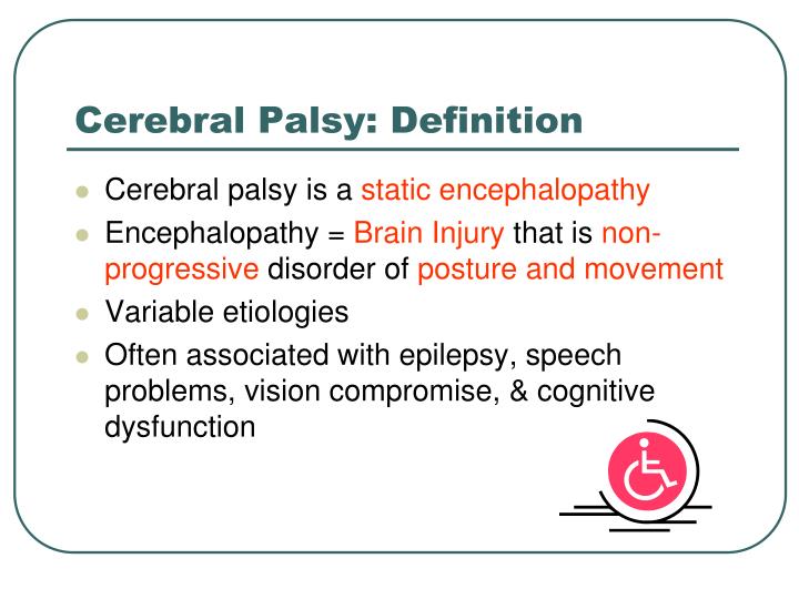 PPT - Cerebral Palsy = Brain Paralysis PowerPoint Presentation - ID:1824169