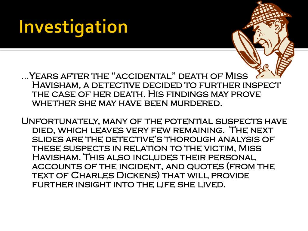 PPT - Great Expectations: Who Killed Miss Havisham? PowerPoint ...