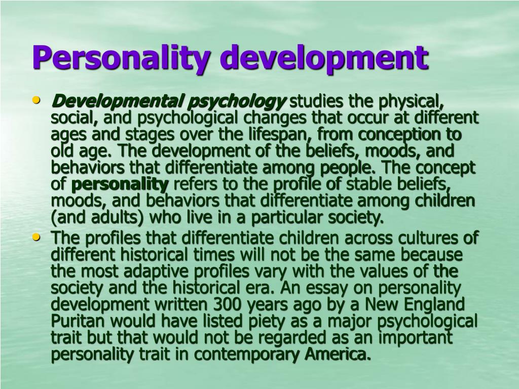 PPT - Theories of Personality. Modern Perspectives of Psychology ...
