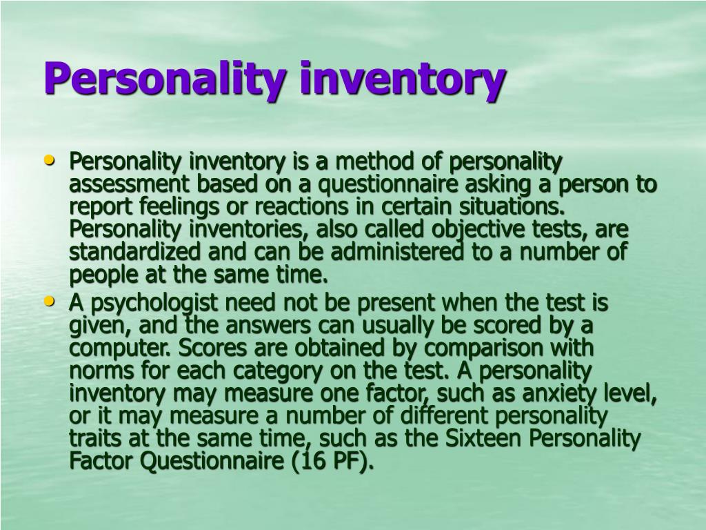PPT - Theories of Personality. Modern Perspectives of Psychology ...