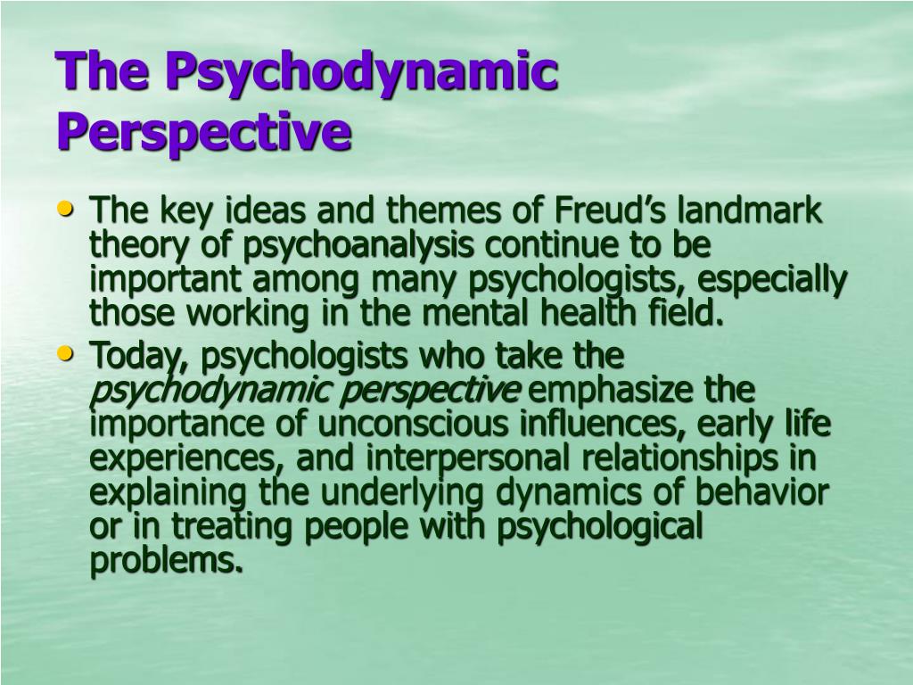 PPT - Theories of Personality. Modern Perspectives of Psychology ...