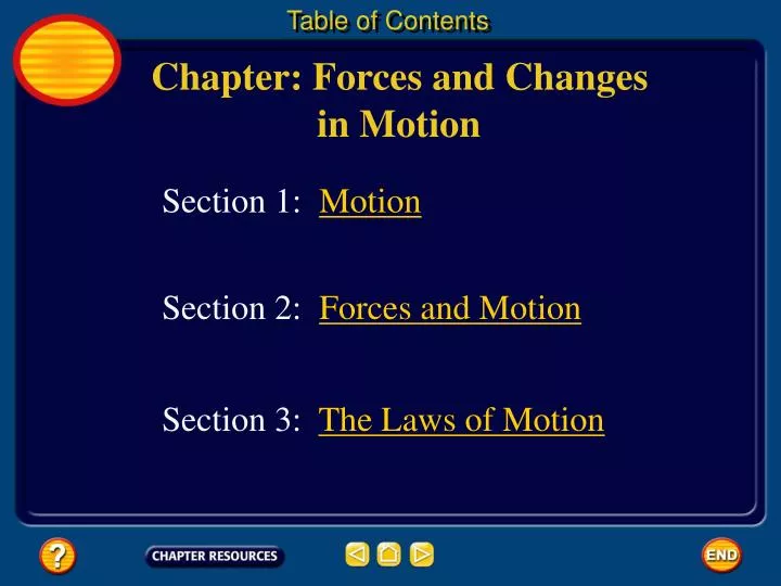 PPT - Chapter: Forces and Changes in Motion PowerPoint Presentation ...