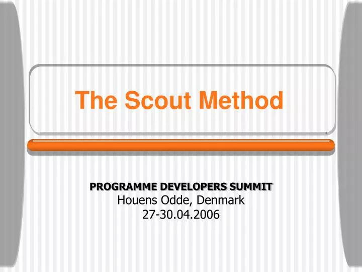 PPT - The Scout Method PowerPoint Presentation, free download - ID:1824510