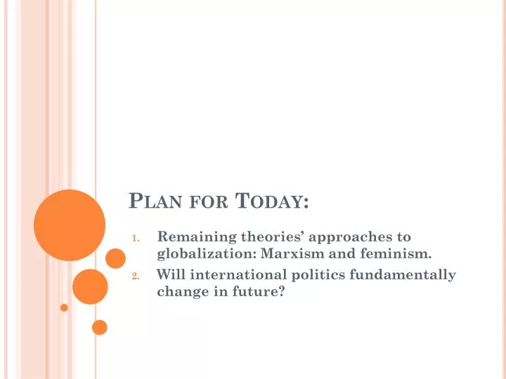 PPT - Plan for Today: PowerPoint Presentation, free download - ID:1824609