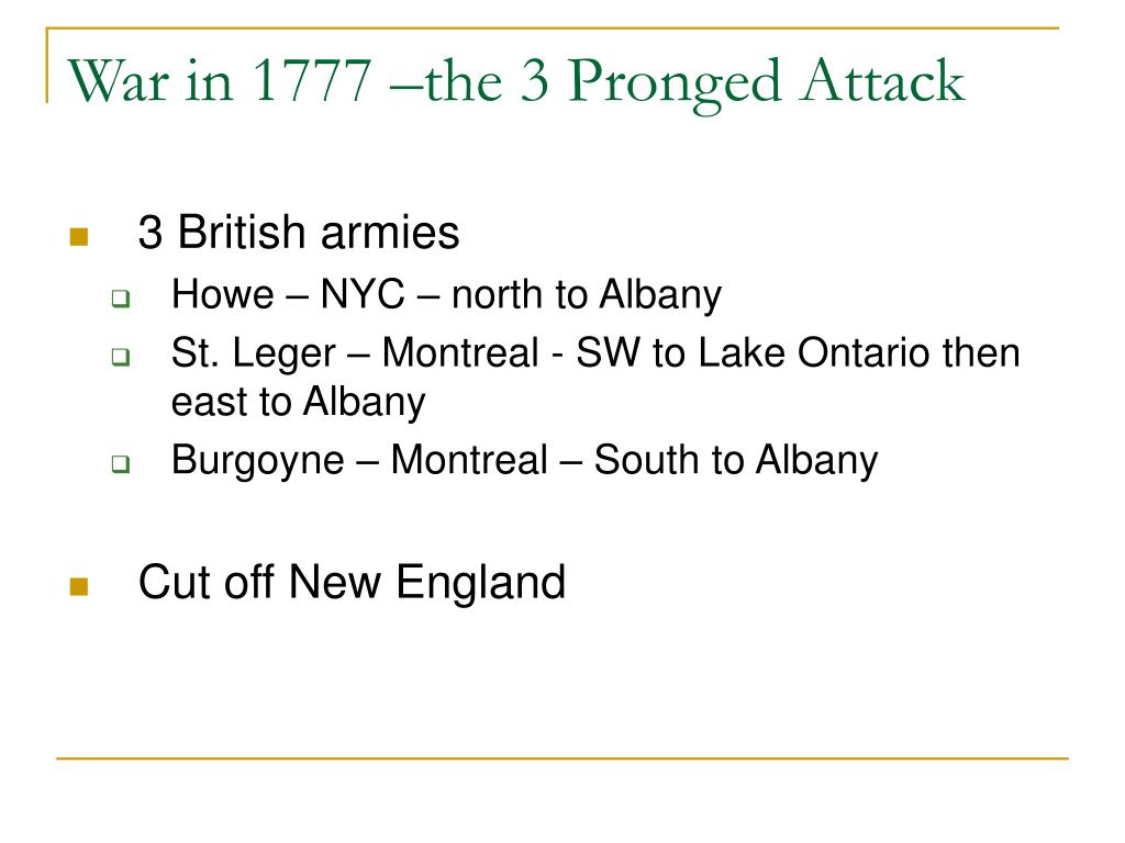 PPT - The American Revolutionary War (1775-1781) PowerPoint ...