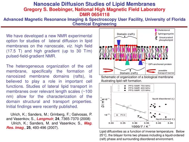 PPT - Schematic of organization of a biological membrane illustrating ...