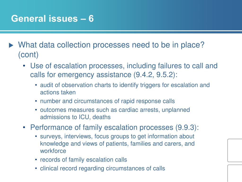 PPT - Standard 9: Recognising and Responding to Clinical Deterioration ...