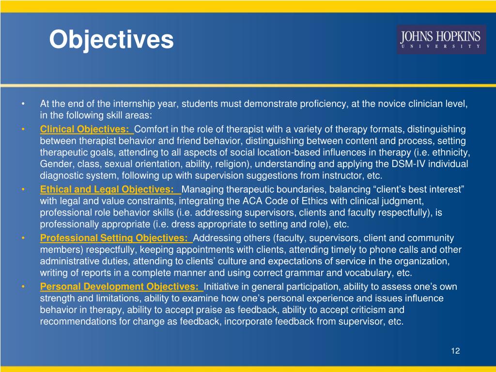 PPT - Clinical Mental Health Counseling Internship Orientation ...