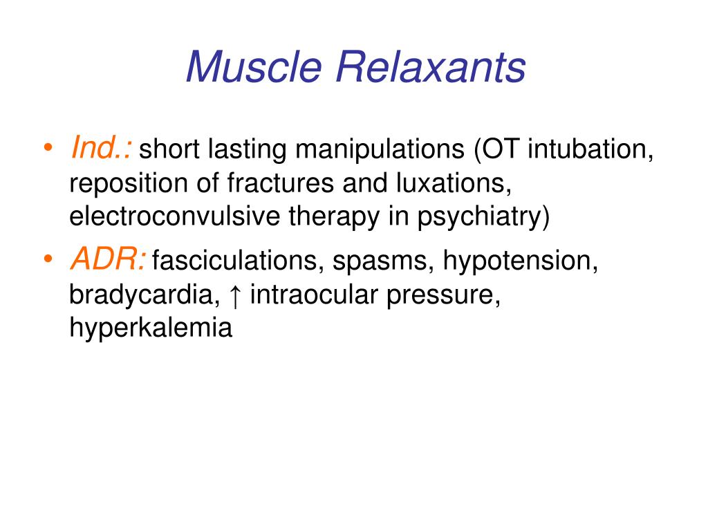 PPT - Chol i nerg ic Transmission, Muscle Relaxants PowerPoint ...