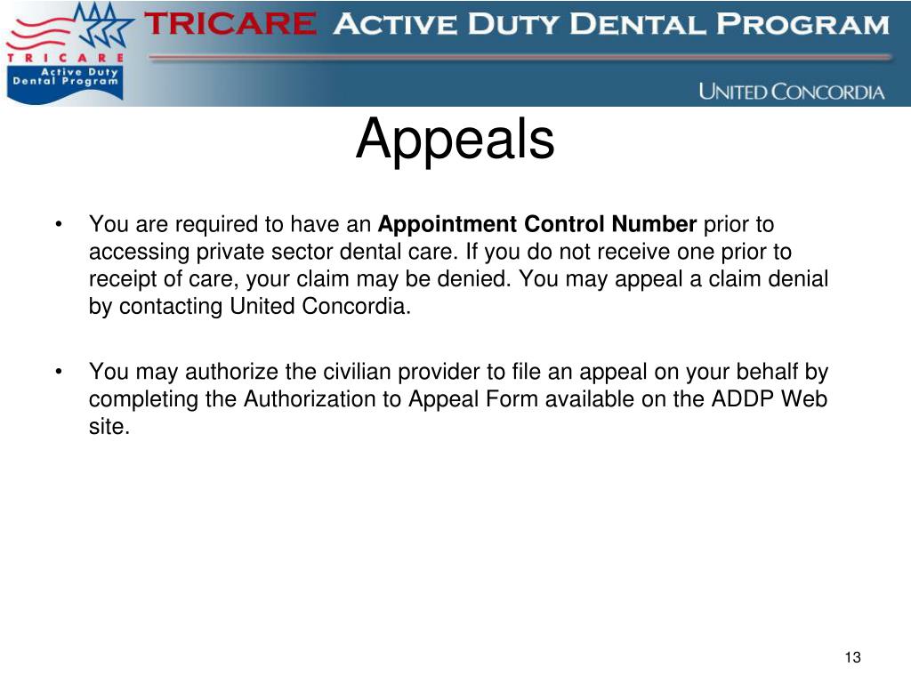 PPT - Remote Active Duty Service Members TRICARE Active Duty Dental ...