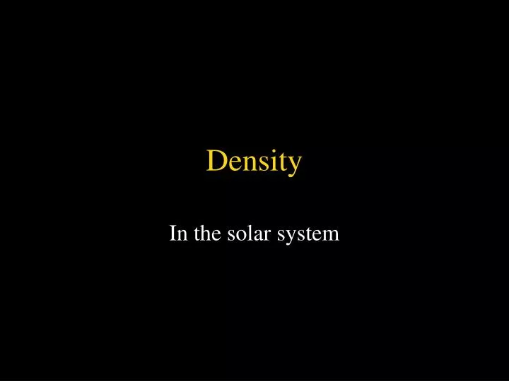 Ppt Density Powerpoint Presentation Free Download Id1825782 5805