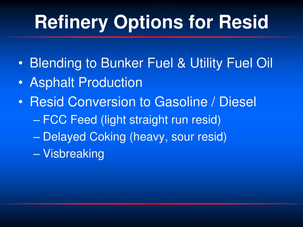 PPT - Fuel Oil A Refiner’s Perspective PowerPoint Presentation, free ...