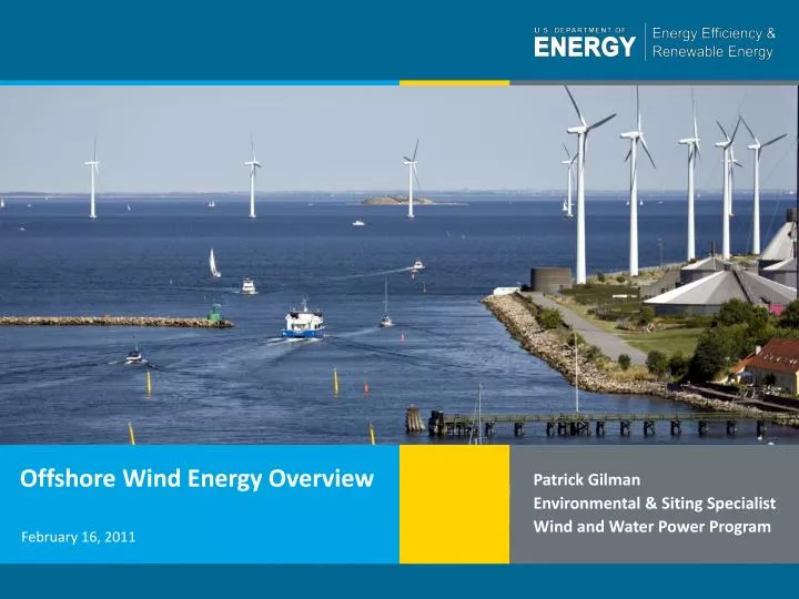 PPT - Offshore Wind Energy Overview PowerPoint Presentation, free ...