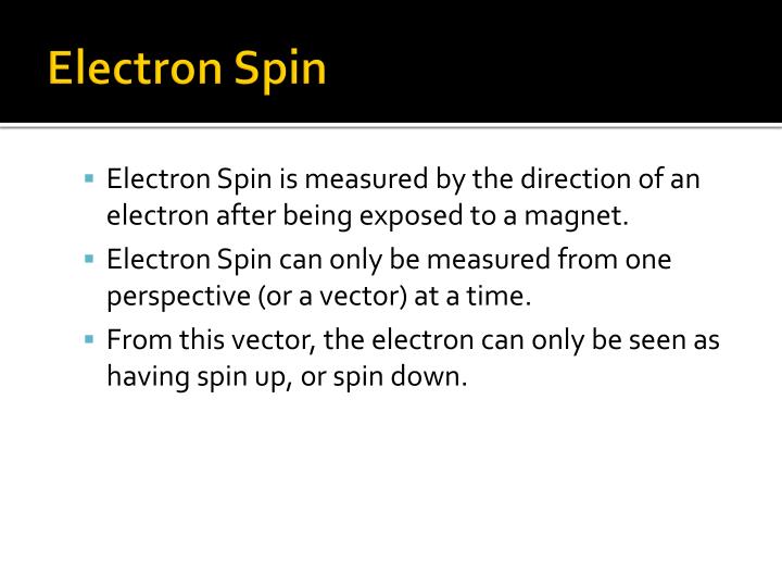 PPT - Electron Spin Statistics and Pauli Matrices PowerPoint ...