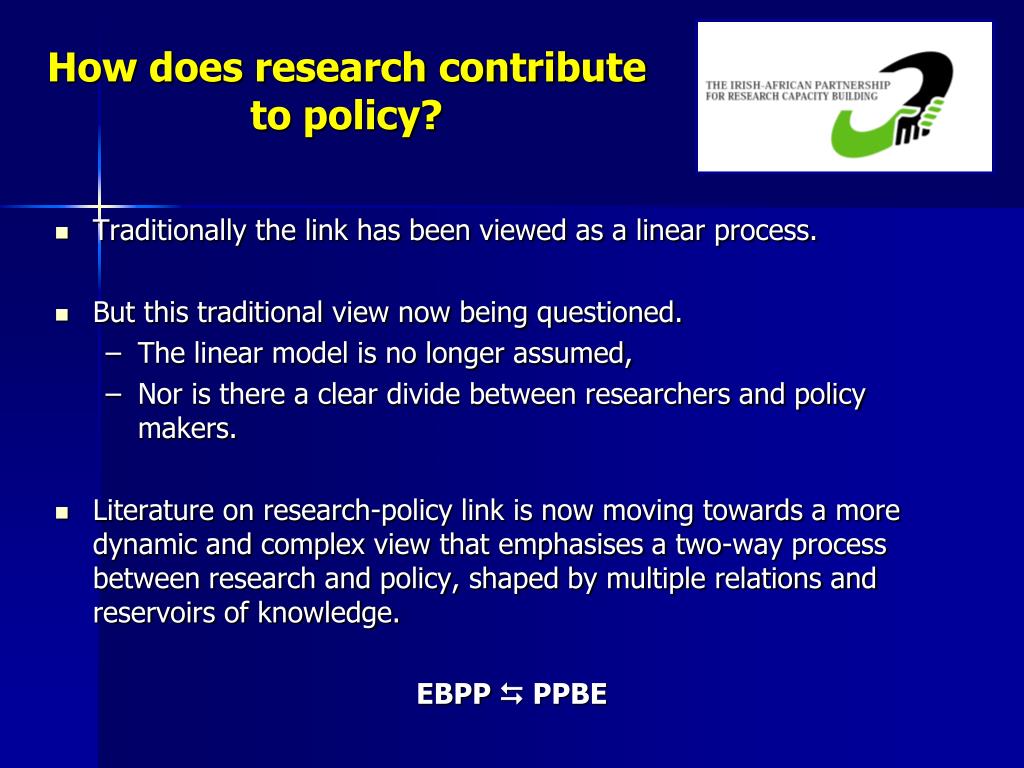 PPT - Linking Research, Policy and Practice Dr Niamh Gaynor IAP ...