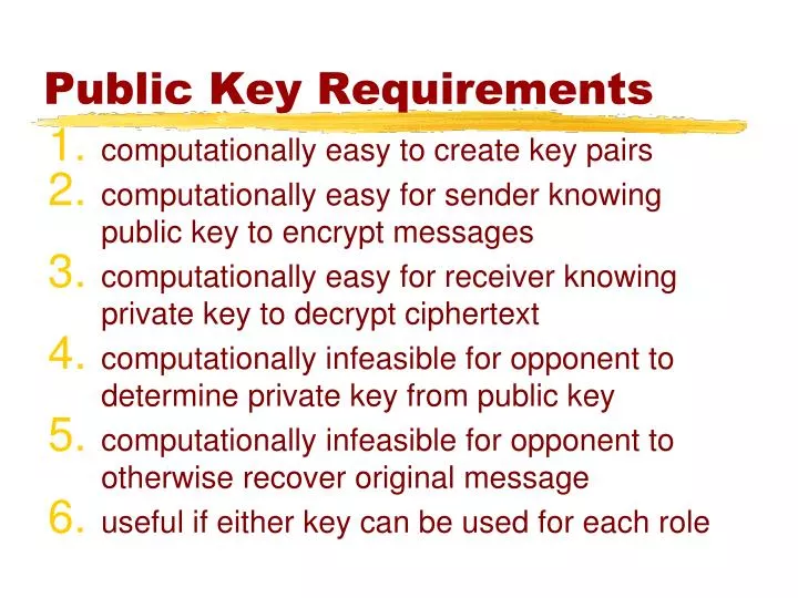 PPT - Public Key Requirements PowerPoint Presentation, free download ...