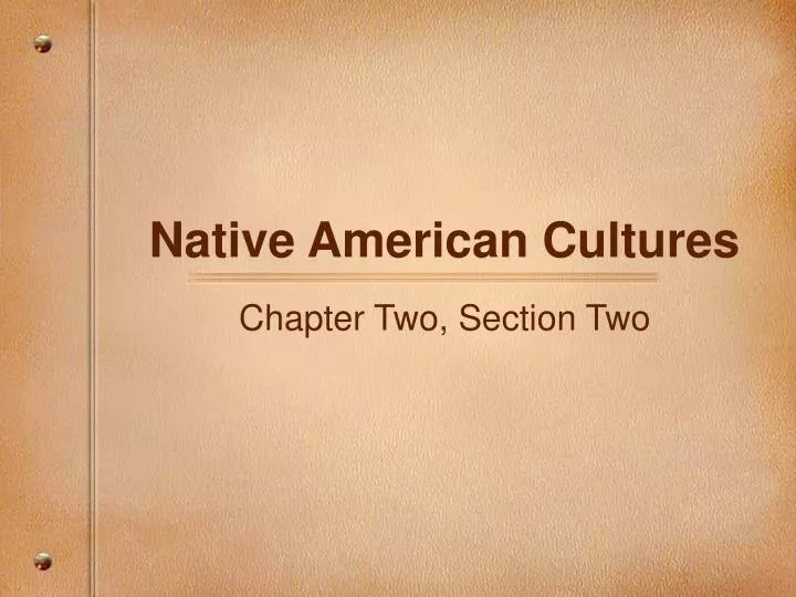 PPT - Native American Cultures PowerPoint Presentation, free download ...