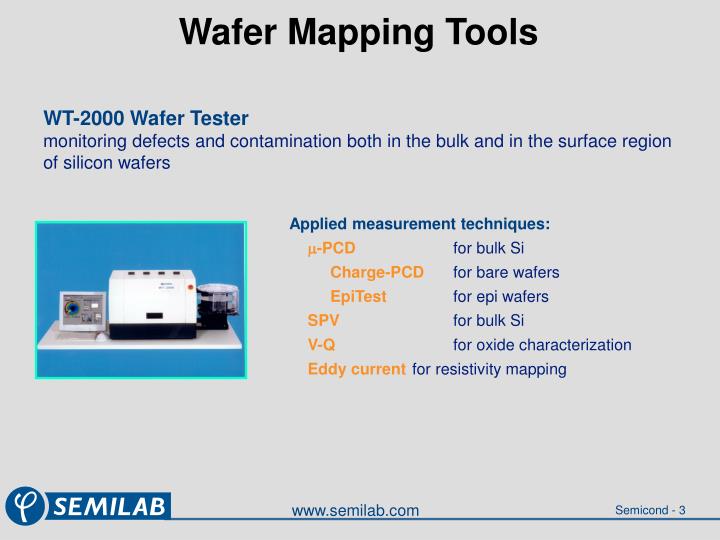 PPT - SEMILAB’s PRODUCTS for the SEMICONDUCTOR INDUSTRY PowerPoint ...