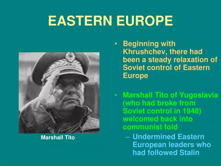 PPT - EASTERN EUROPE PowerPoint Presentation, free download - ID:1828308