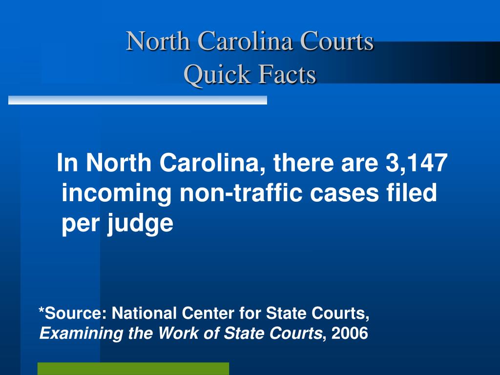 PPT - North Carolina Courts: A Look at Justice System Funding ...
