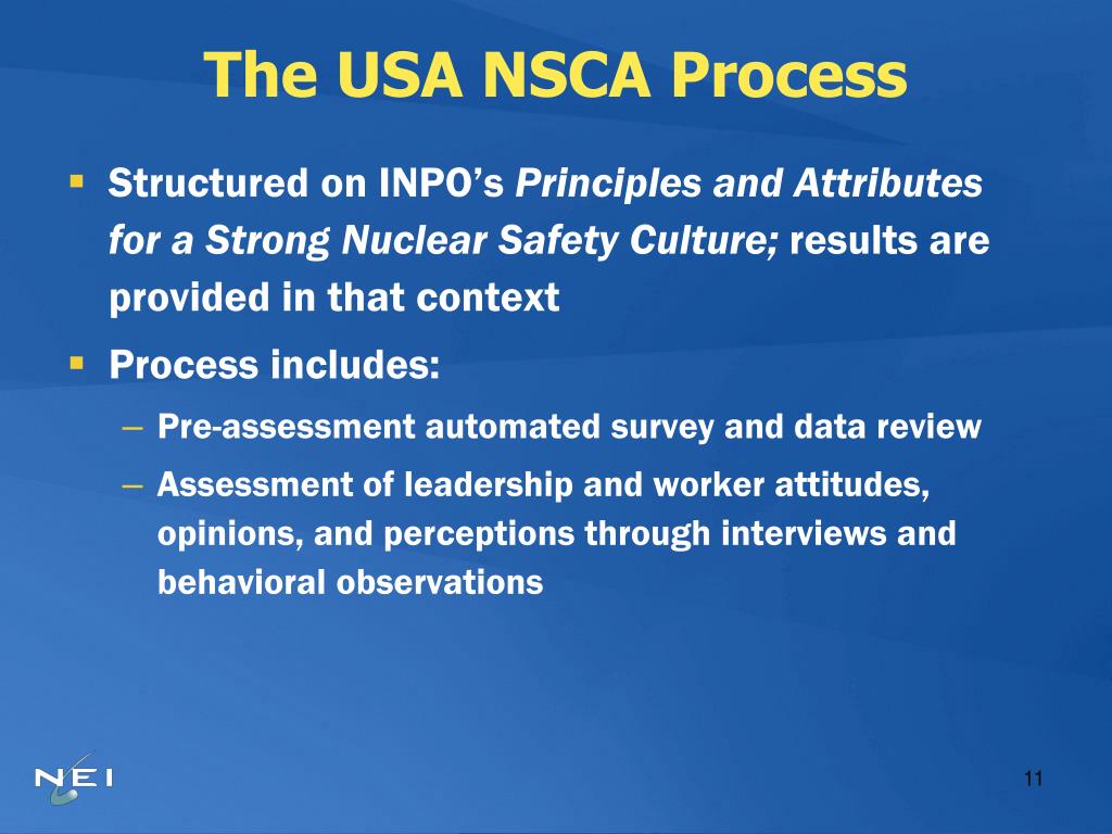 PPT - Industry Nuclear Safety Culture* Process PowerPoint Presentation ...