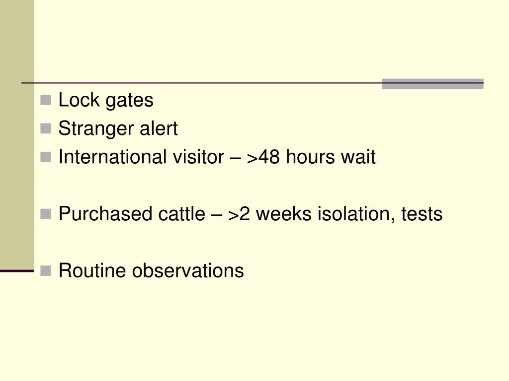 PPT - Protecting Cow-Calf Herds: Biosecurity Measures Against Foreign ...