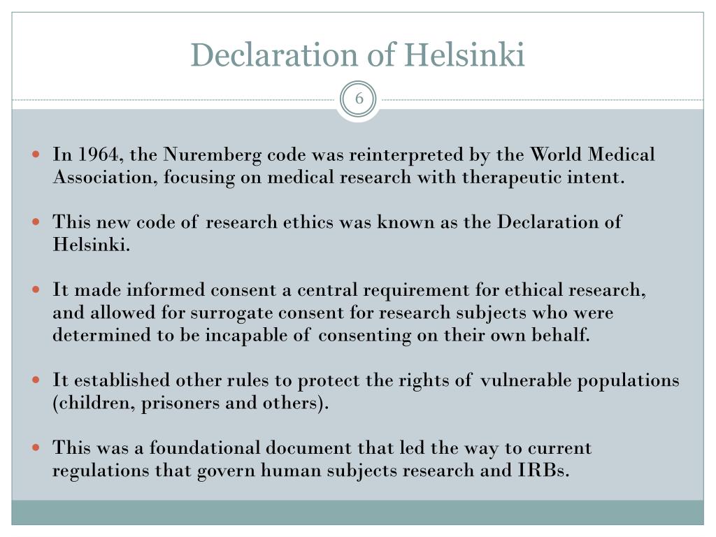 PPT - Protection of Human Subjects in Research PowerPoint Presentation ...