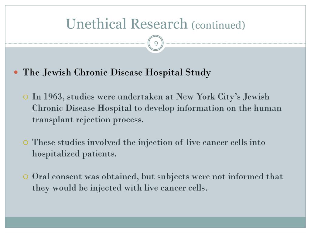 PPT - Protection of Human Subjects in Research PowerPoint Presentation ...
