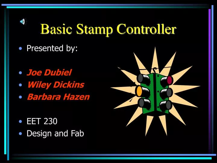 PPT - Basic Stamp Controller PowerPoint Presentation, free download ...