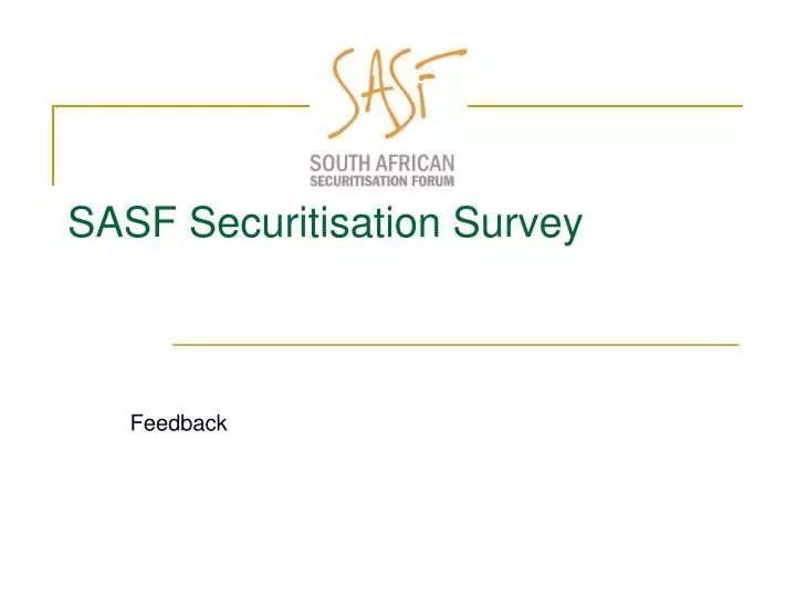 PPT - SASF Securitisation Survey PowerPoint Presentation, free download ...