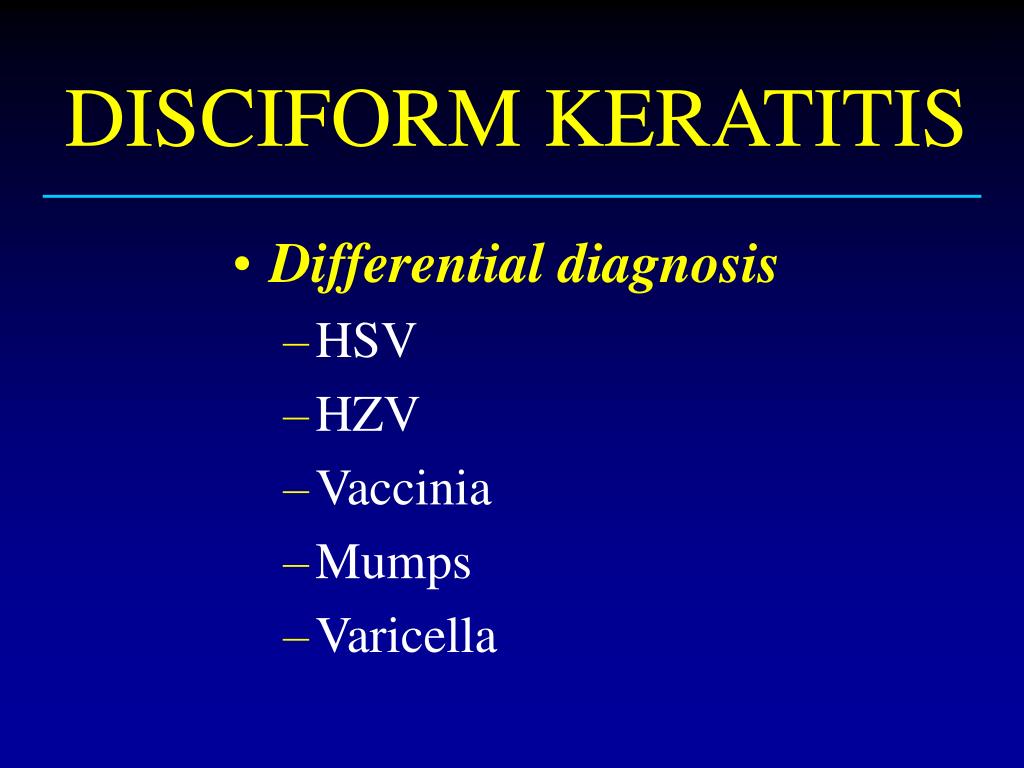 PPT - DIAGNOSIS AND TREATMENT OF HERPES SIMPLEX KERATITIS UPDATE ...
