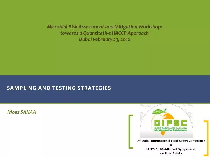 PPT - Sampling and testing strategies PowerPoint Presentation, free ...