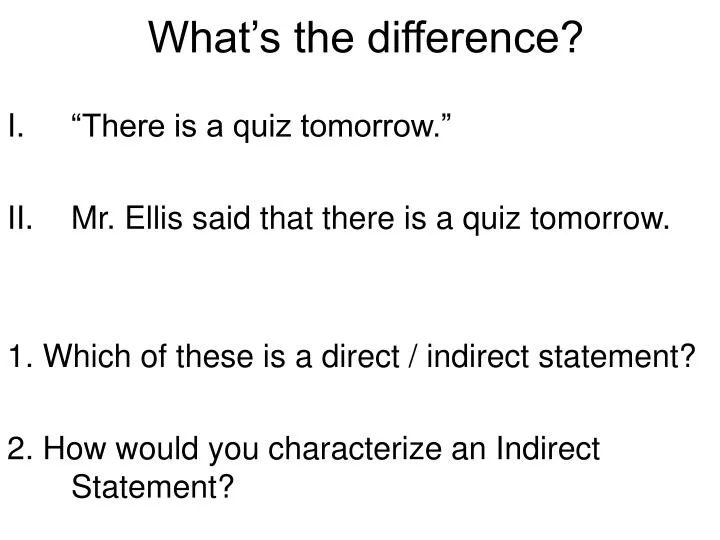 PPT - What’s the difference? PowerPoint Presentation, free download ...