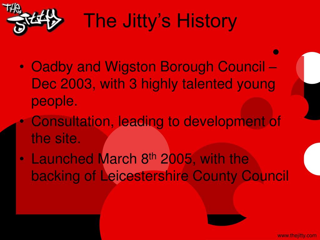 PPT - The Jitty - Empowering Leicestershire's Youth Community ...