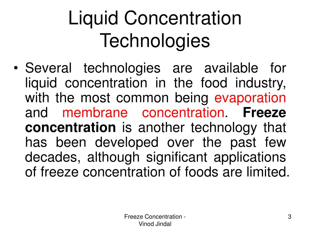 PPT - FST 151 FOOD FREEZING FOOD SCIENCE AND TECHNOLOGY 151 Special ...