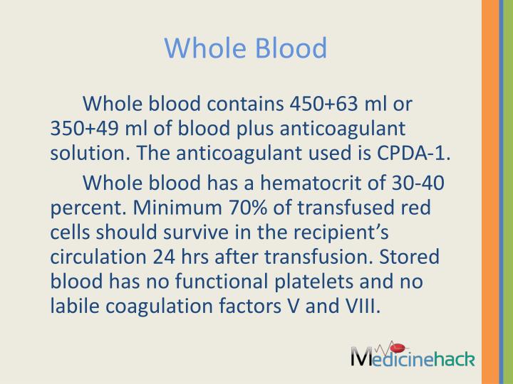 PPT - BLOOD AND ITS COMPONENTS PowerPoint Presentation - ID:1830745