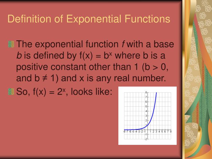 PPT - Exponential Functions Section 4.1 PowerPoint Presentation - ID ... PPT - Exponential Functions Section 4.1 PowerPoint Presentation - ID ...