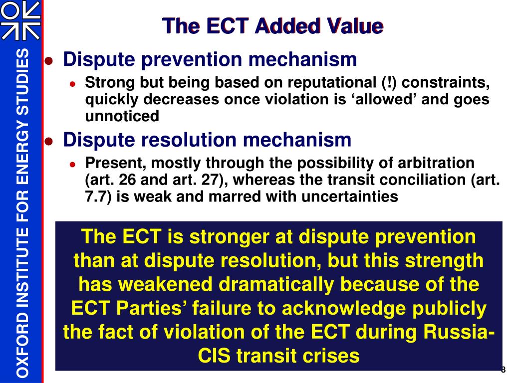 PPT - The Energy Charter Treaty as a Governance Structure for Gas ...
