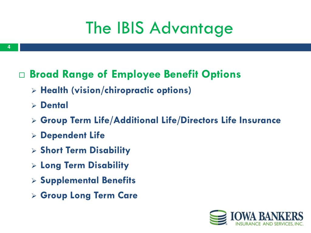 PPT - Comprehensive Employee Benefits Solutions by Iowa Bankers ...