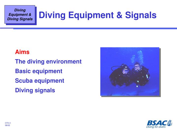 PPT - BSAC Ocean Diver Training PowerPoint Presentation - ID:1831499