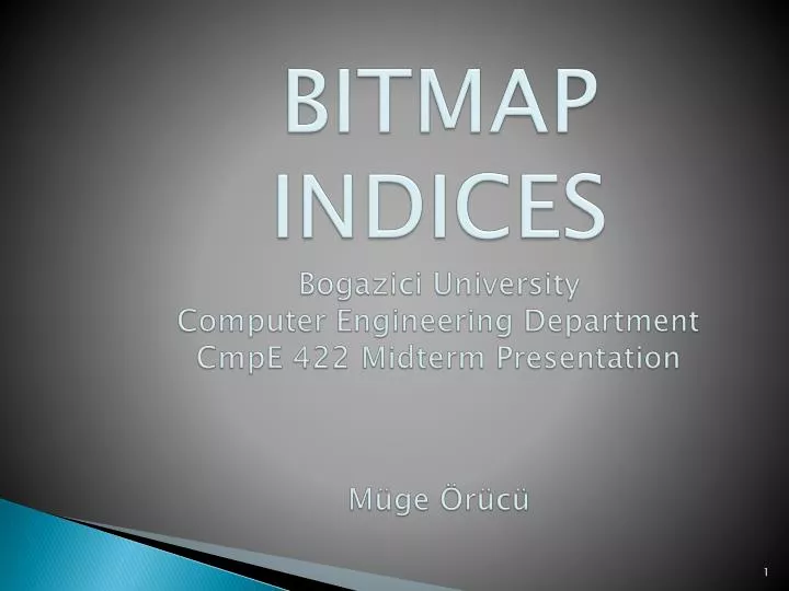 PPT - Bitmap & Index PowerPoint Presentation, free download - ID:1831704
