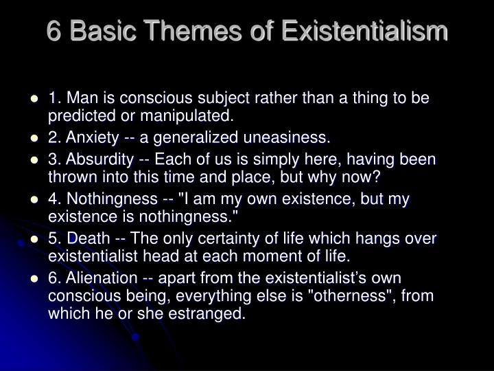 PPT - EXISTENTIALISM PowerPoint Presentation - ID:1831880